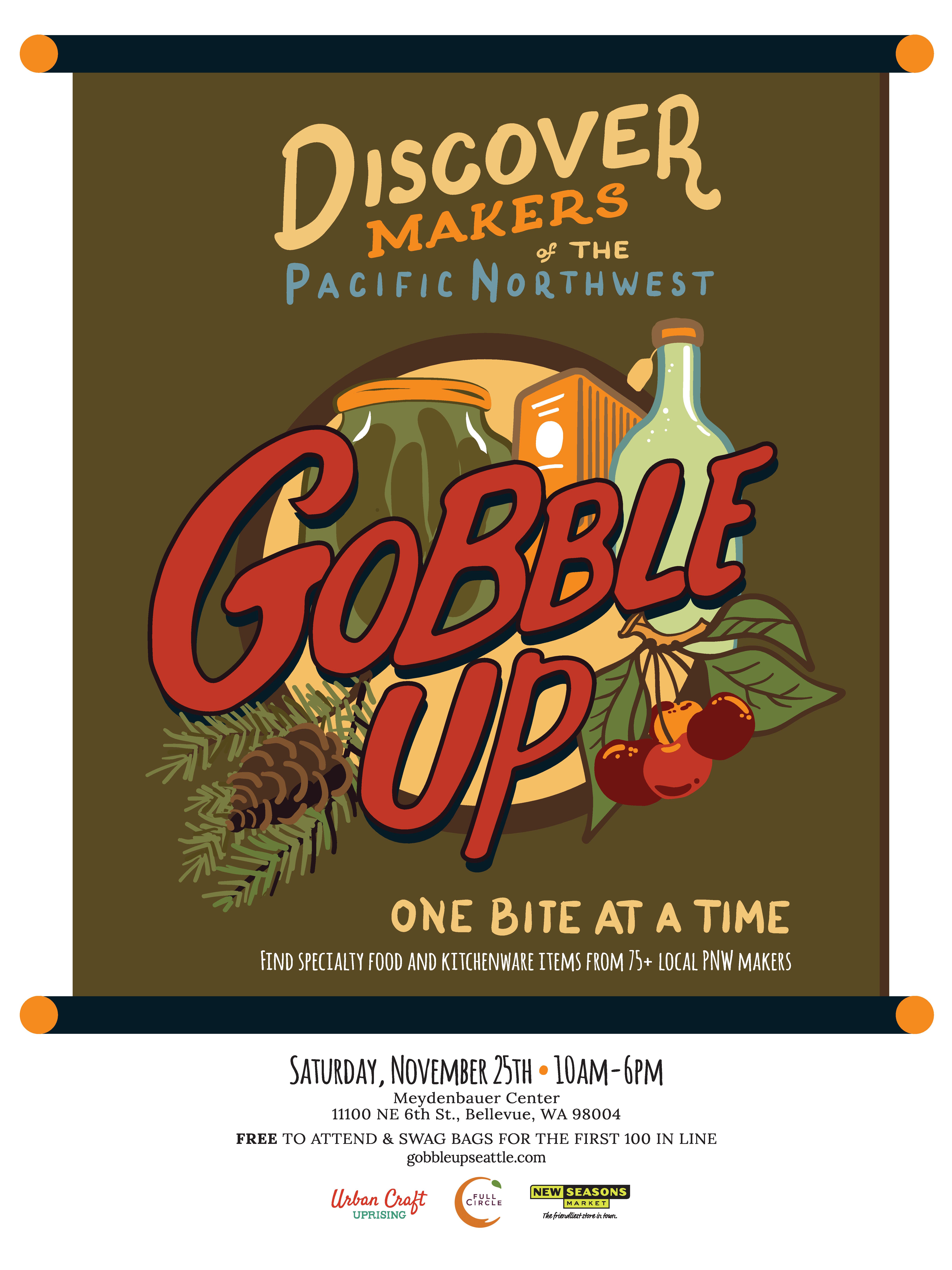 Gobble Up Oversize Poster Discover The Best Artisanal And Craft Food