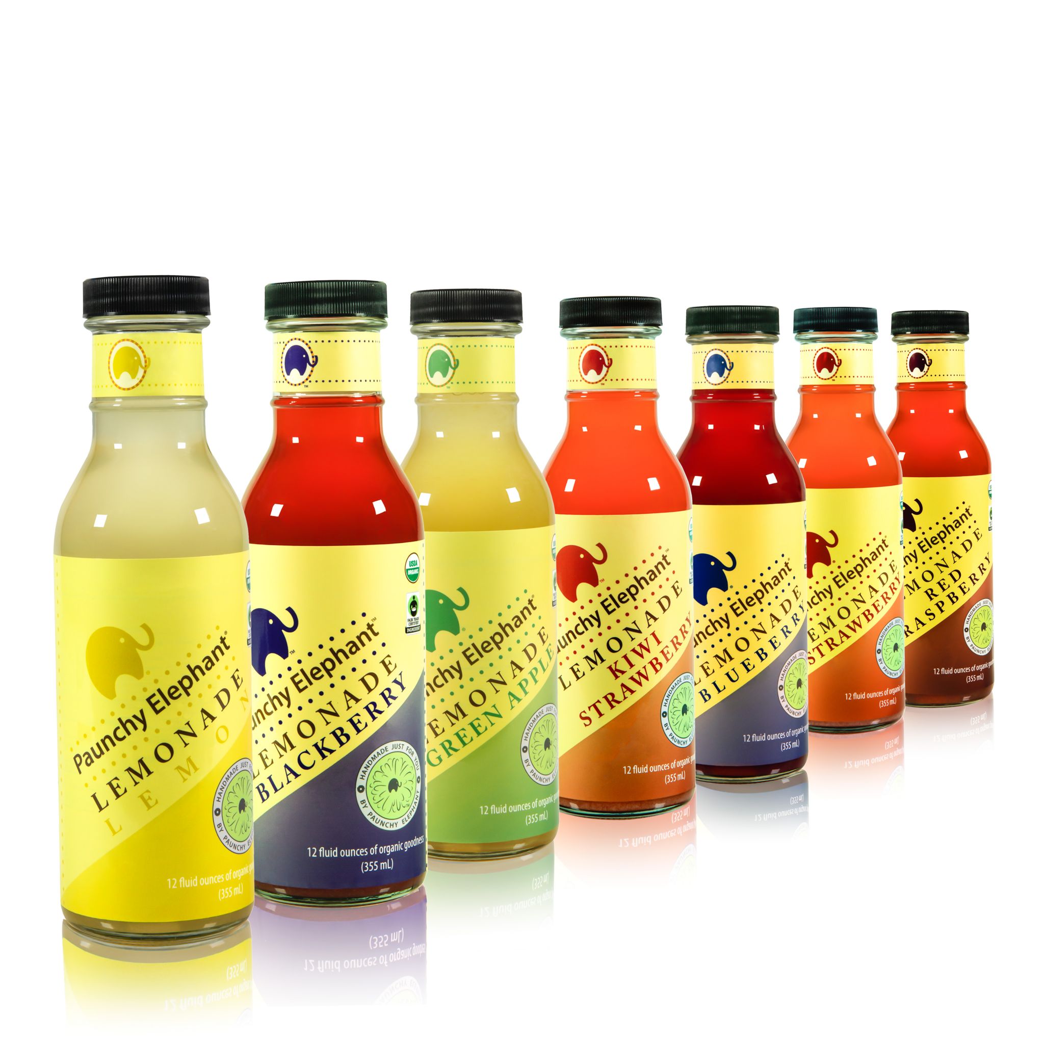 Paunchy Elephant Organic Fruit-Infused Lemonades (Various Flavors ...